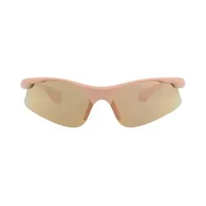 Gucci Shield-frame Injection Sunglasses - Pink