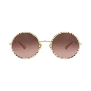 Chloé Round-frame Metal Sunglasses /copper - Gold