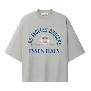 Fear Of God Dodgers National League Merch Tee 'concrete Heather