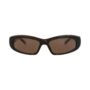 Balenciaga Square-frame Recycled Acetate Sunglasses 'havana - Brown