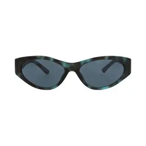 Balenciaga Cat Eye-frame Recycled Acetate Sunglasses 'havana/blue - Brown