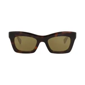 Gucci Cat Eye-frame Recycled Acetate Sunglasses 'havana - Brown