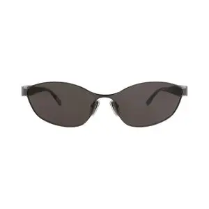 Balenciaga Cat Eye-frame Metal Sunglasses - Grey
