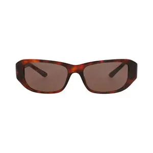 Balenciaga Square-frame Recycled Acetate Sunglasses 'havana - Brown