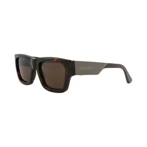 Gucci Square-frame Recycled Acetate Sunglasses 'havana/green - Brown