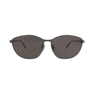 Balenciaga Cat Eye-frame Metal Sunglasses - Grey