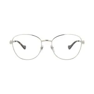 Gucci Round-frame Metal Optical Frames /transparent - Silver