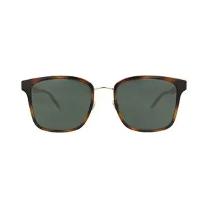 Gucci Square-frame Acetate Sunglasses 'havana/crystal/green - Brown