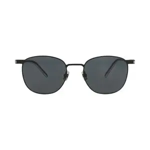 Saint Laurent Round-frame Metal Sunglasses /crystal