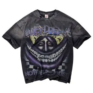 VALE FOREVER Smiley Face Tee - Black