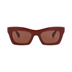 Gucci Cat Eye-frame Recycled Acetate Sunglasses 'burgundy/brown - Red