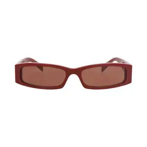 Gucci Square-frame Recycled Acetate Sunglasses 'burgundy/brown - Red