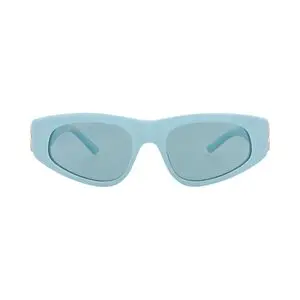 Balenciaga Cat Eye-frame Recycled Acetate Sunglasses /silver/light - Blue