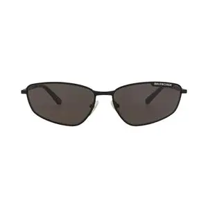 Balenciaga Square-frame Metal Sunglasses /grey - Black