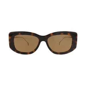 Gucci Square-frame Injection Sunglasses 'havana/gold - Brown