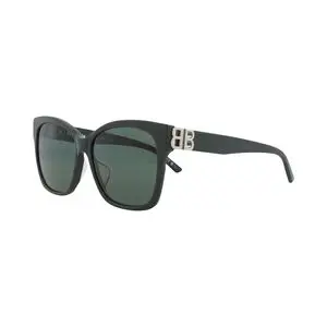 Balenciaga Cat Eye-frame Recycled Acetate Sunglasses /silver - Green