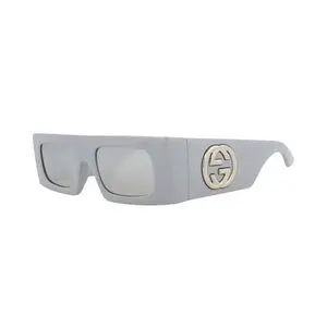 Gucci Shield-frame Injection Sunglasses - Silver