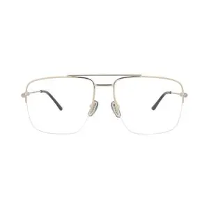 Gucci Aviator-frame Metal Optical Frames /transparent - Gold
