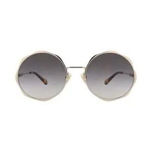 Chloé Round-frame Metal Sunglasses /grey - Gold