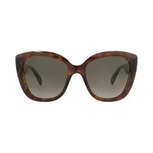 Gucci Cat Eye-frame Sunglasses 'havana/green - Brown