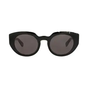 Chloé Round-frame Recycled Acetate Sunglasses /grey - Black