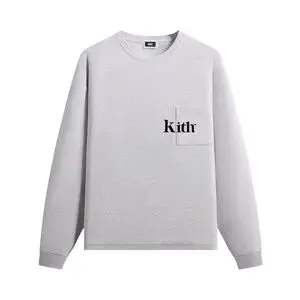 Kith Long Sleeve Quinn Tee 'light Heather