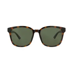 Gucci Square-frame Injection Sunglasses 'havana/green - Brown