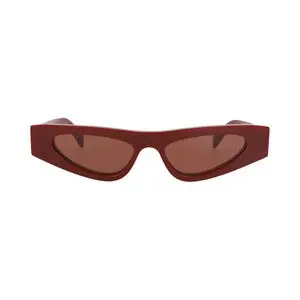 Gucci Cat Eye-frame Recycled Acetate Sunglasses 'burgundy/brown - Red