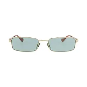Gucci Square-frame Metal Sunglasses /green - Gold