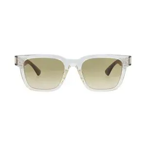 Saint Laurent Square-frame Recycled Acetate Sunglasses 'crystal/brown - White