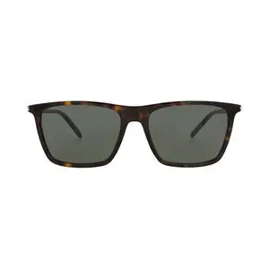 Saint Laurent Square-frame Recycled Acetate Sunglasses 'havana/grey - Brown