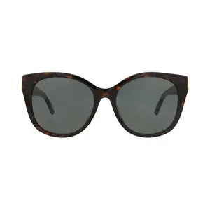 Balenciaga Cat Eye-frame Acetate Sunglasses 'havana/gold/green - Brown