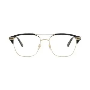 Gucci Square-frame Metal Optical Frames /transparent - Gold