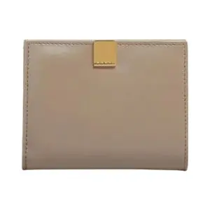 Marni Prisma Folded Leather Wallet 'cork