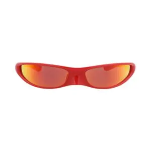 Balenciaga Shield-frame Bio-injection Sunglasses - Red