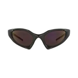 Balenciaga Shield-frame Bio Injection Sunglasses /grey - Black