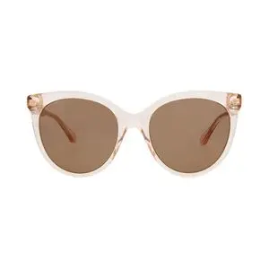 Gucci Cat Eye-frame Acetate Sunglasses /brown - Pink