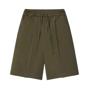 Fear Of God Cotton Twill Relaxed Drawstring Short 'moss