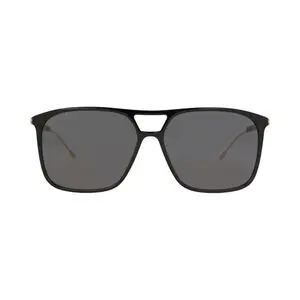 Gucci Aviator-frame Recycled Acetate Sunglasses /gold/grey - Black