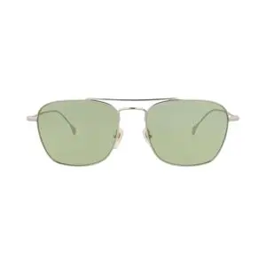 Gucci Square-frame Metal Sunglasses /green - Silver