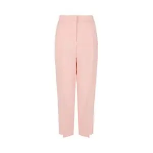 Alexander McQueen Straight Leg Cigarette Trousers 'magnolia