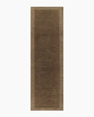Quince Campbell Wool Rug - Brown
