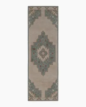 Quince Willa Wool Rug - Teal