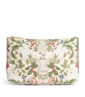 Harrods Small Partridge Cosmetic Bag - Neutral