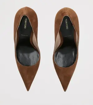 TOM FORD Suede Betty 105mm Pointed Toe Stiletto Pumps