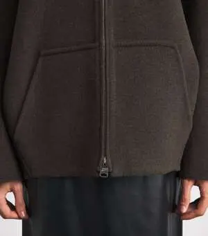 Khaite Virgin Wool Zip-up Hoodie
