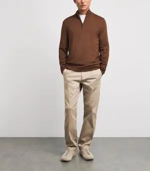Bogner Virgin Wool Ouri Quarter-zip Sweater