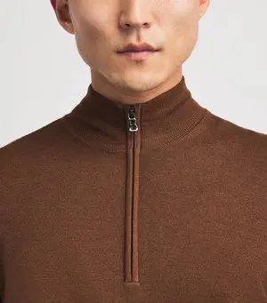 Bogner Virgin Wool Ouri Quarter-zip Sweater