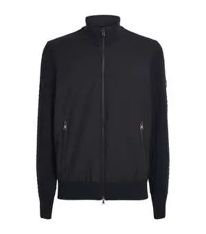 Bogner Virgin Wool Zisco Hybrid Jacket - Navy