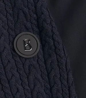 Bogner Virgin Wool Zisco Hybrid Jacket - Navy